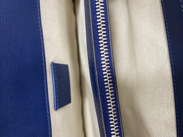 Gucci Dionysus Bag Blu And Red Leather Shoulder Bag For Sale at 1stDibs