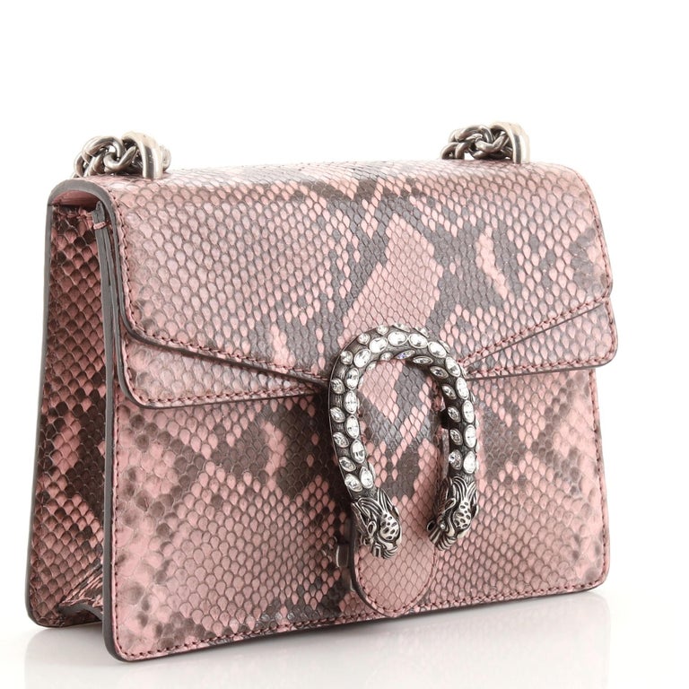 Gucci Dionysus Bag Python with Embellished Detail Mini at 1stDibs