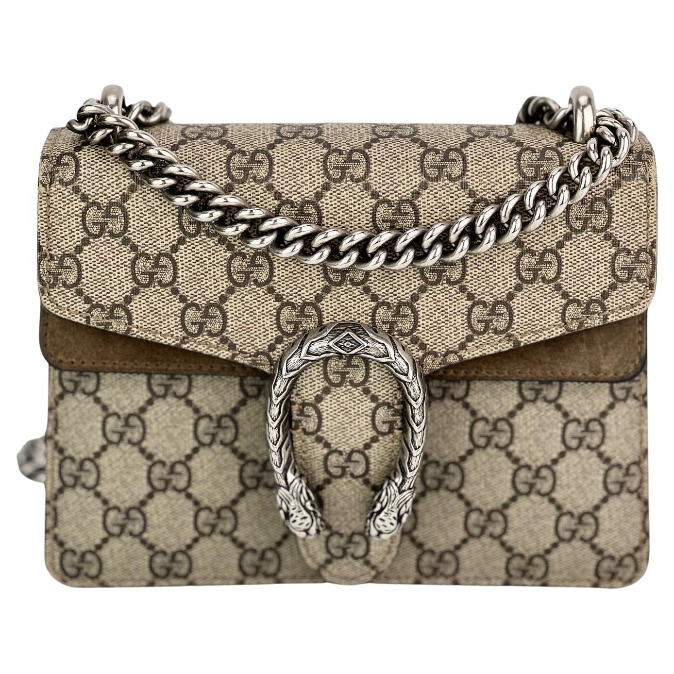 Gucci Orange Leather/GG Monogram Bree Crossbody Bag For Sale at 1stDibs ...
