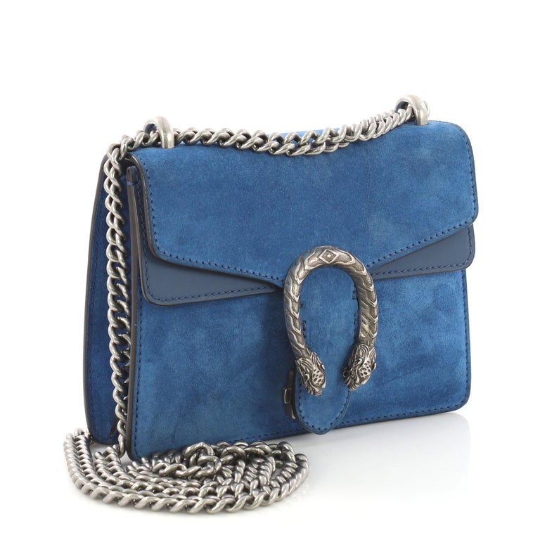 Gucci Dionysus Handbag Suede Mini at 1stDibs