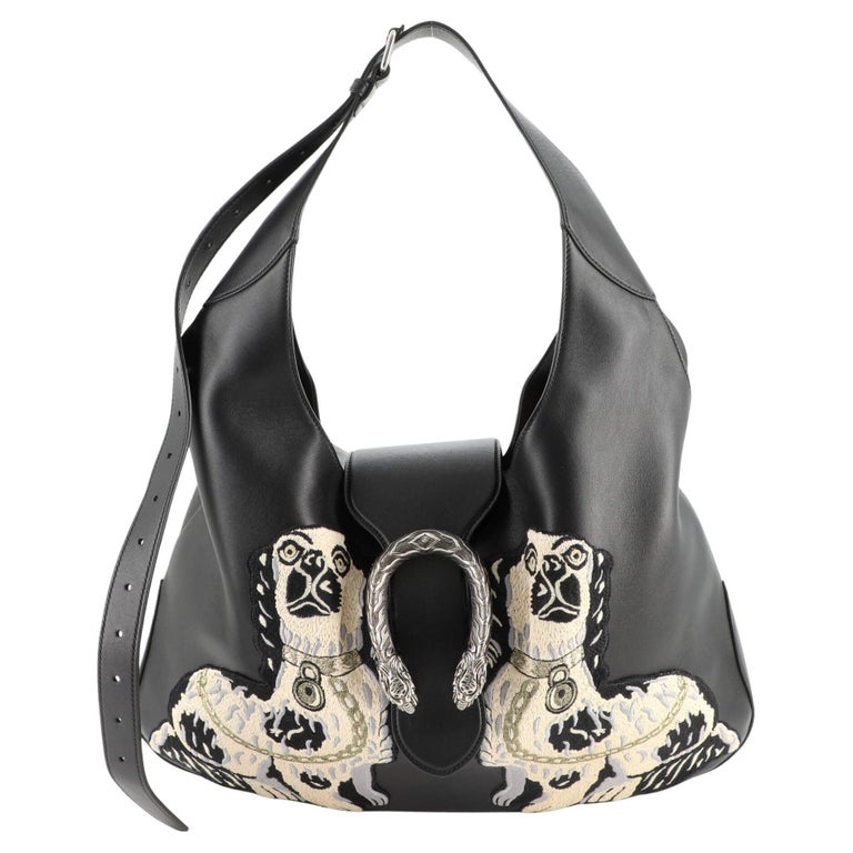 Gucci Dionysus Hobo Embroidered Leather Maxi For Sale at 1stDibs