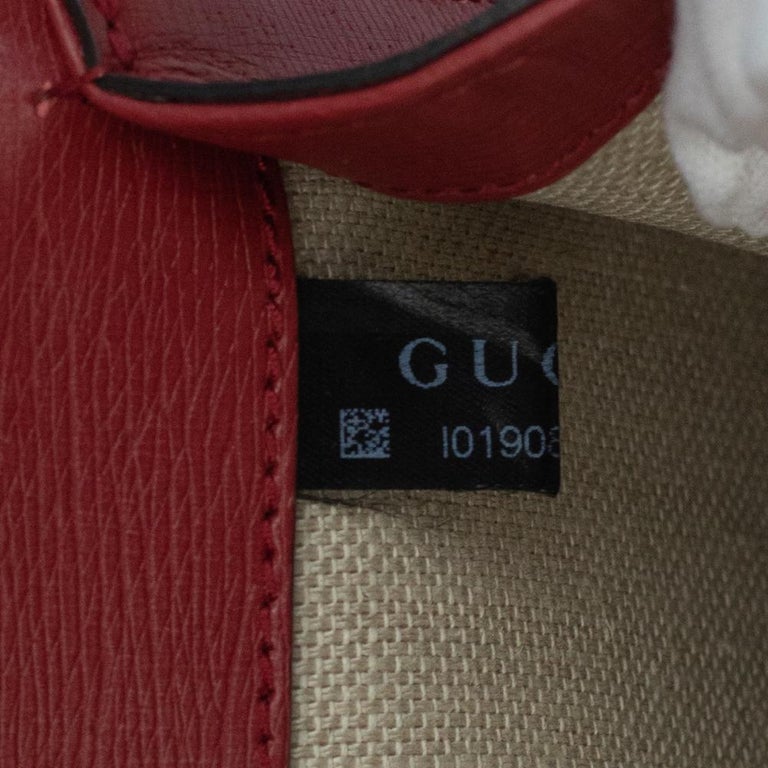GUCCI, Dionysus Small in red leather. For Sale at 1stDibs
