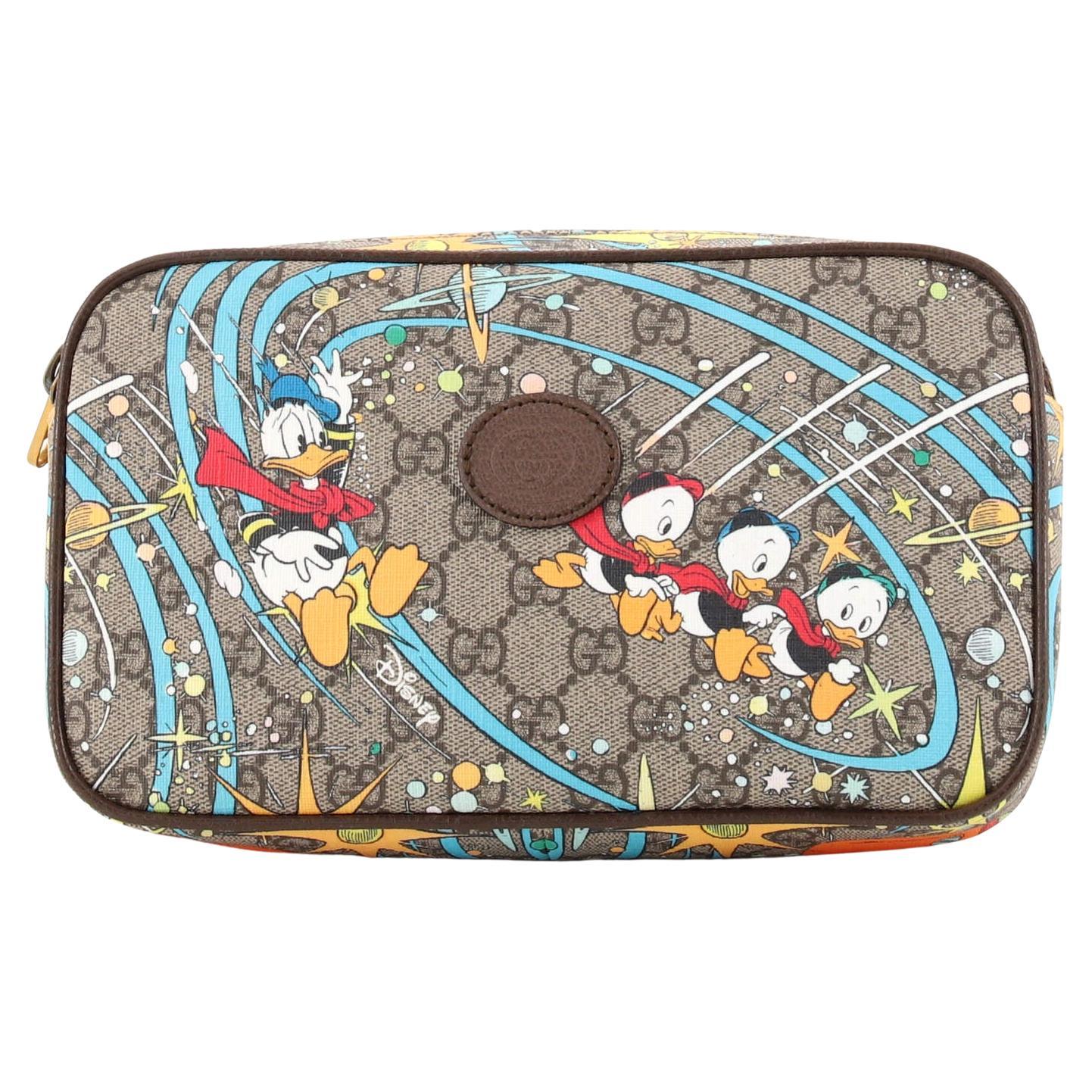 Gucci Disney Donald Duck Belt Bag Printed GG Coated Canvas For Sale at ...