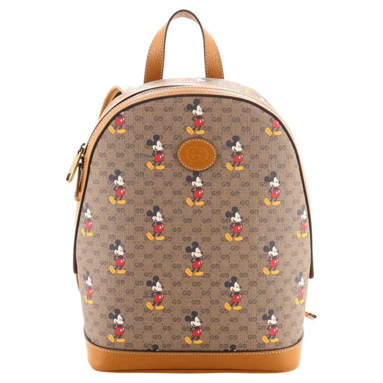 Gucci Disney Mickey Mouse Backpack Printed Mini GG Coated Canvas Small ...