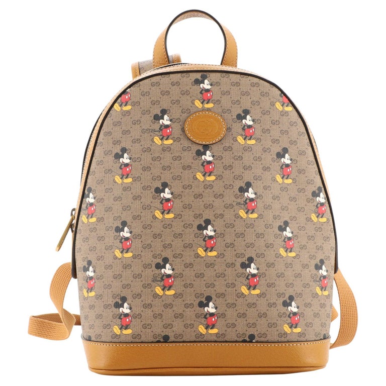 Gucci Disney Mickey Mouse Backpack Printed Mini GG Coated Canvas Small ...