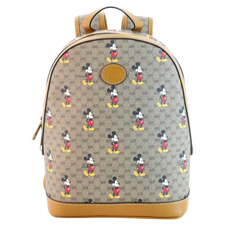 Gucci Disney Mickey Mouse Backpack Printed Mini GG Coated Canvas Small ...