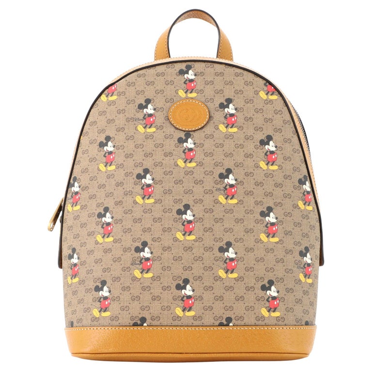 Gucci Disney Mickey Mouse Backpack Printed Mini GG Coated Canvas Small ...