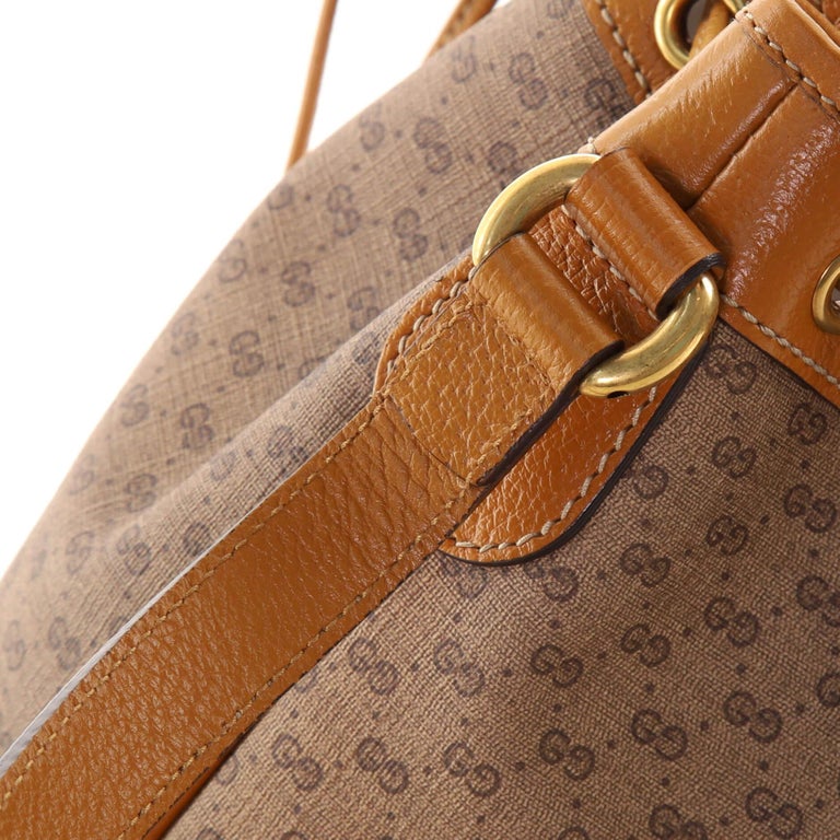 Gucci Disney Mickey Mouse Bucket Bag Printed Mini GG Coated Canvas For ...