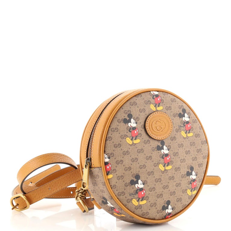 Gucci Disney Mickey Mouse Round Backpack (Outlet) Printed Mini GG ...