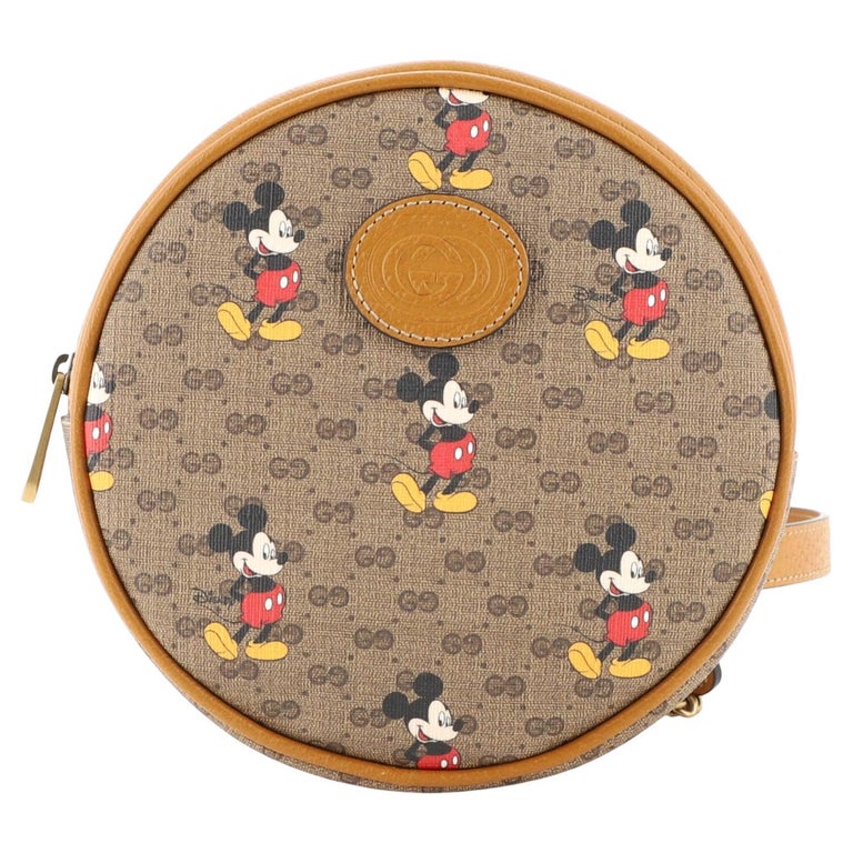 Gucci Disney Mickey Mouse Round Backpack (Outlet) Printed Mini GG ...