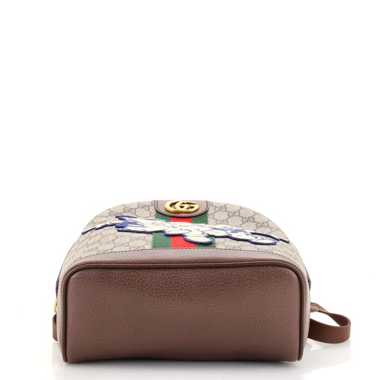 Gucci Disney Three Little Pigs Ophidia Backpack GG Coated Canvas with ...