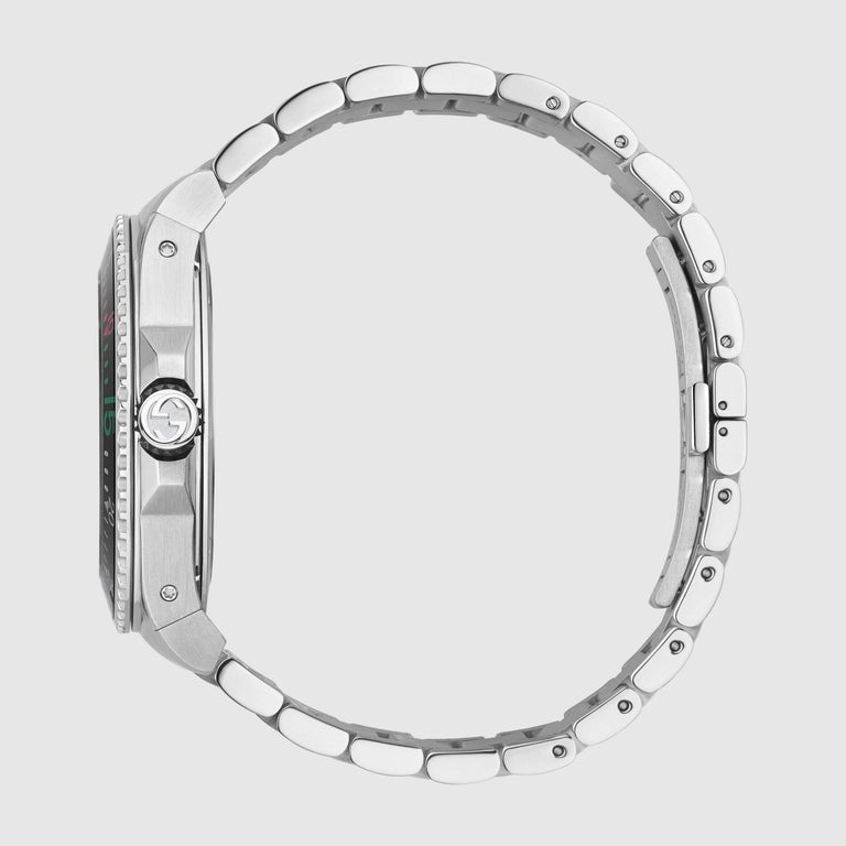 Gucci Dive Black Dial with Snake Motif Watch YA136218 For Sale at 1stDibs