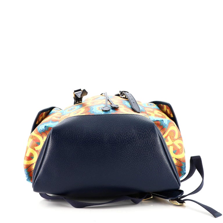 Gucci Double Pocket Belt Backpack Kaleidoscope Print GG Coated Canvas ...