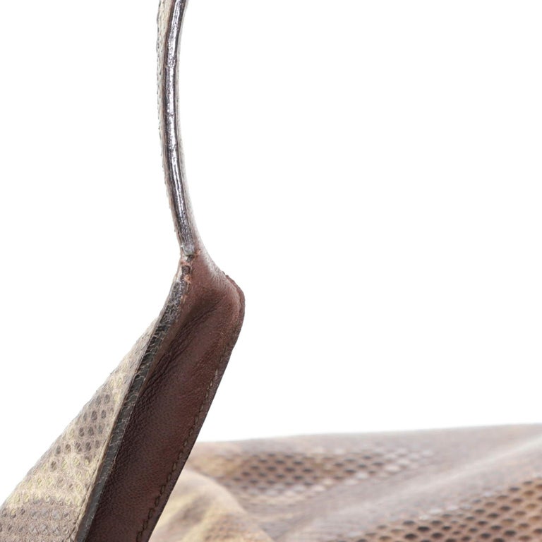 Gucci Drawstring Hobo (Outlet) Python Medium For Sale at 1stDibs