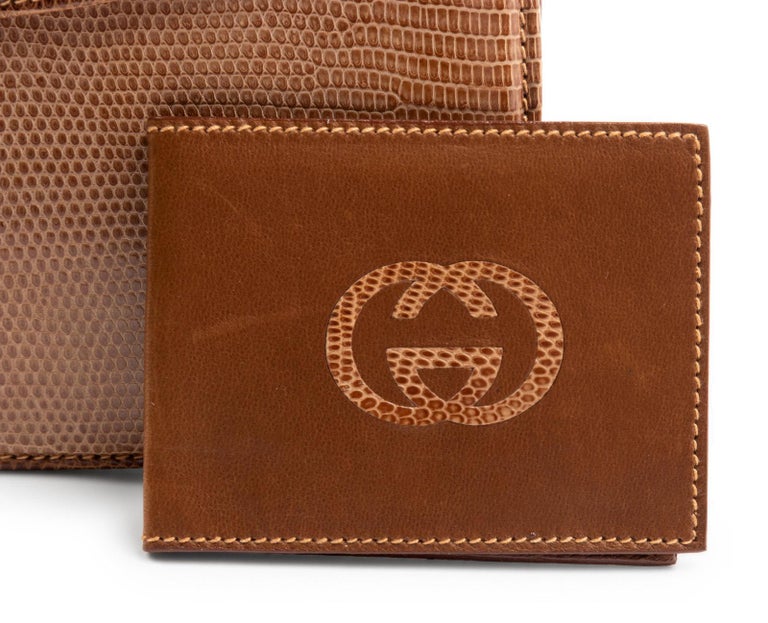 Gucci Exotic Brown Lizard Handbag with Bamboo Top Handle Bag at 1stDibs ...