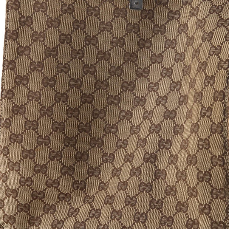 Gucci Flap Messenger Bag GG Canvas Medium at 1stDibs