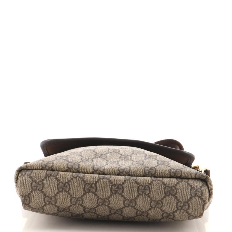 Gucci Flap Messenger GG Coated Canvas Small For Sale at 1stDibs