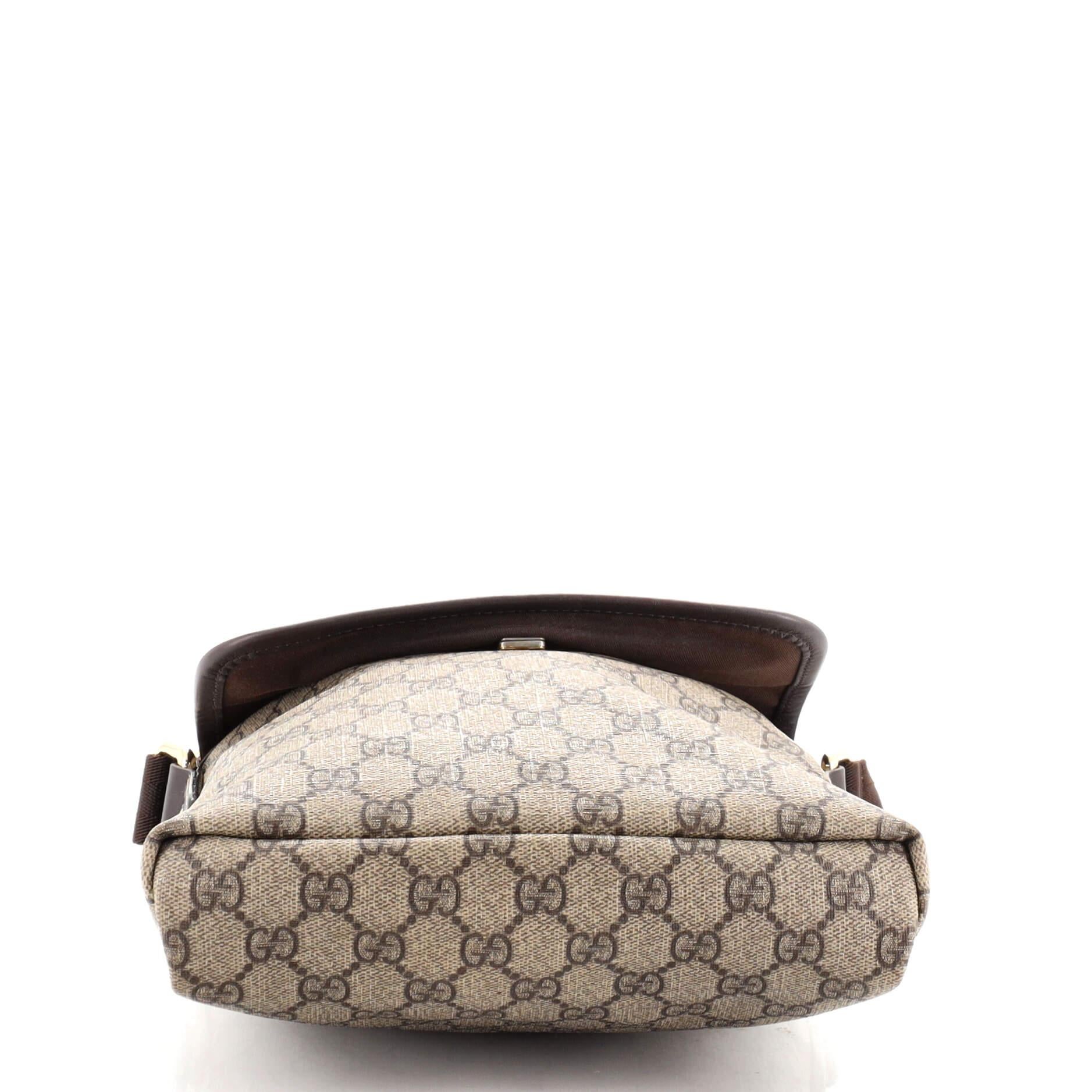 Gucci Flap Messenger GG Coated Canvas Small at 1stDibs | gucci supreme ...