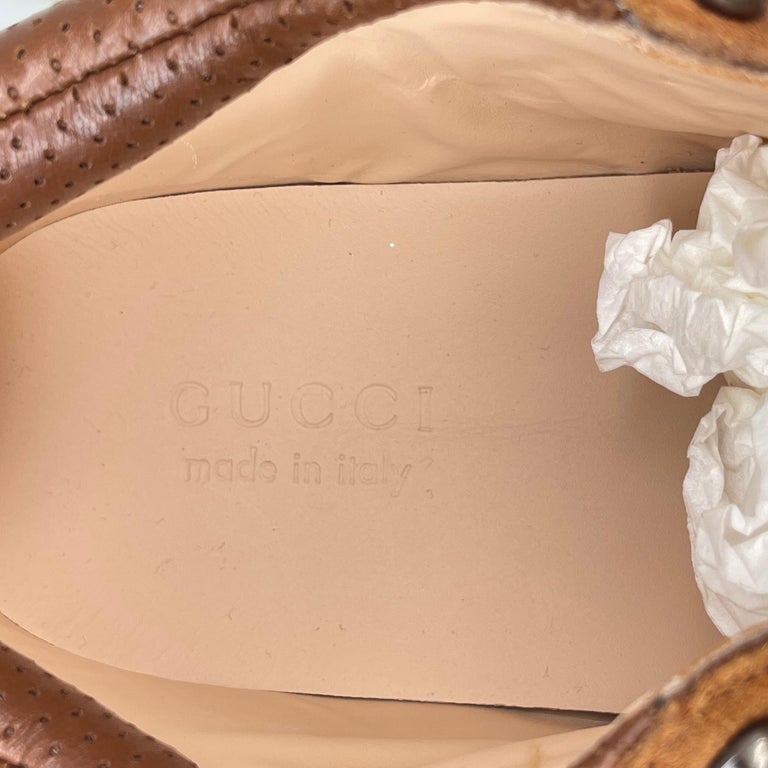 Gucci Flashtrek Brick Red GG Mid Top Sneakers (10 US) 521680 For Sale ...