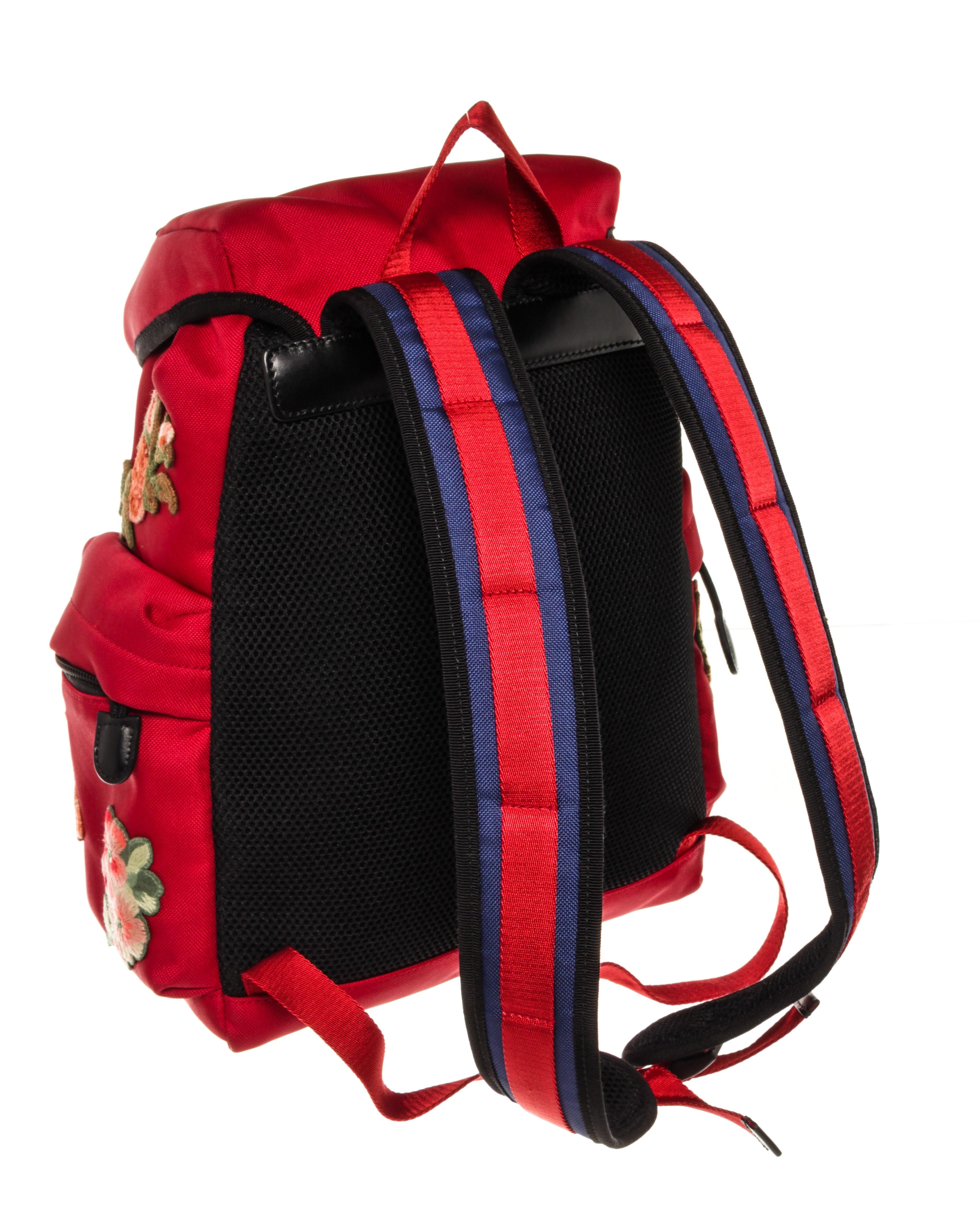 Gucci Floral Techpack Backpack For Sale at 1stDibs | gucci floral backpack