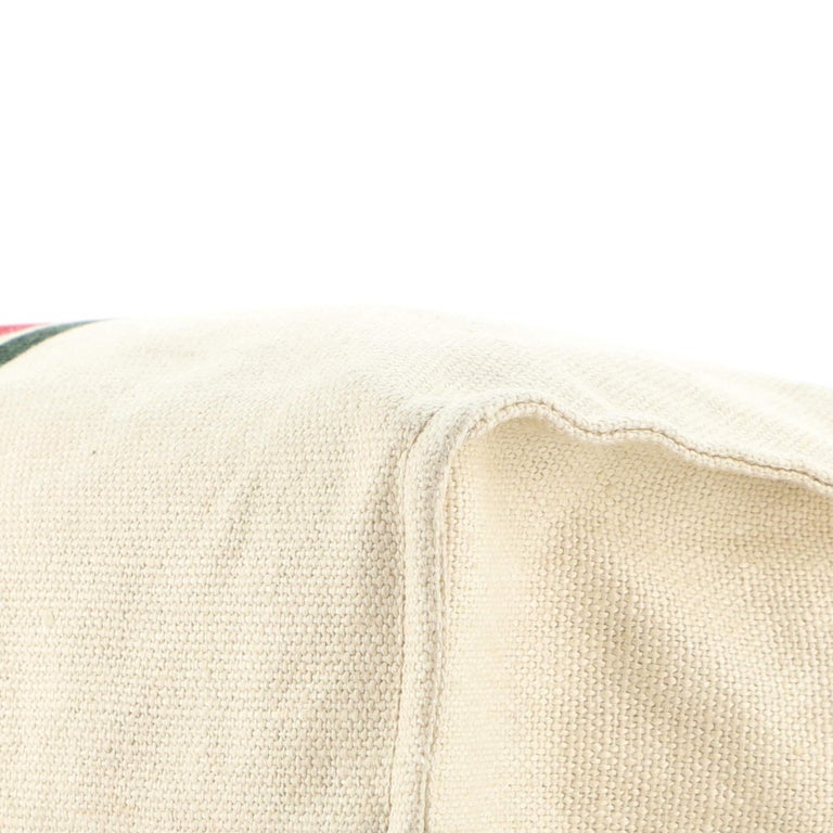 Gucci Foldable Web Tote Canvas Small For Sale at 1stDibs