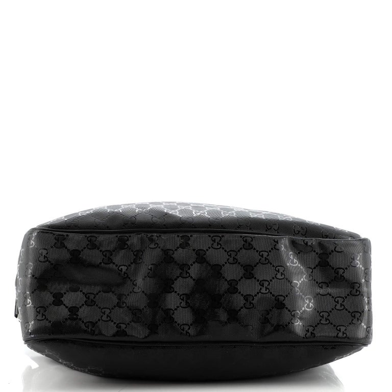 Gucci Front Zip Camera Bag GG Imprime Large For Sale at 1stDibs