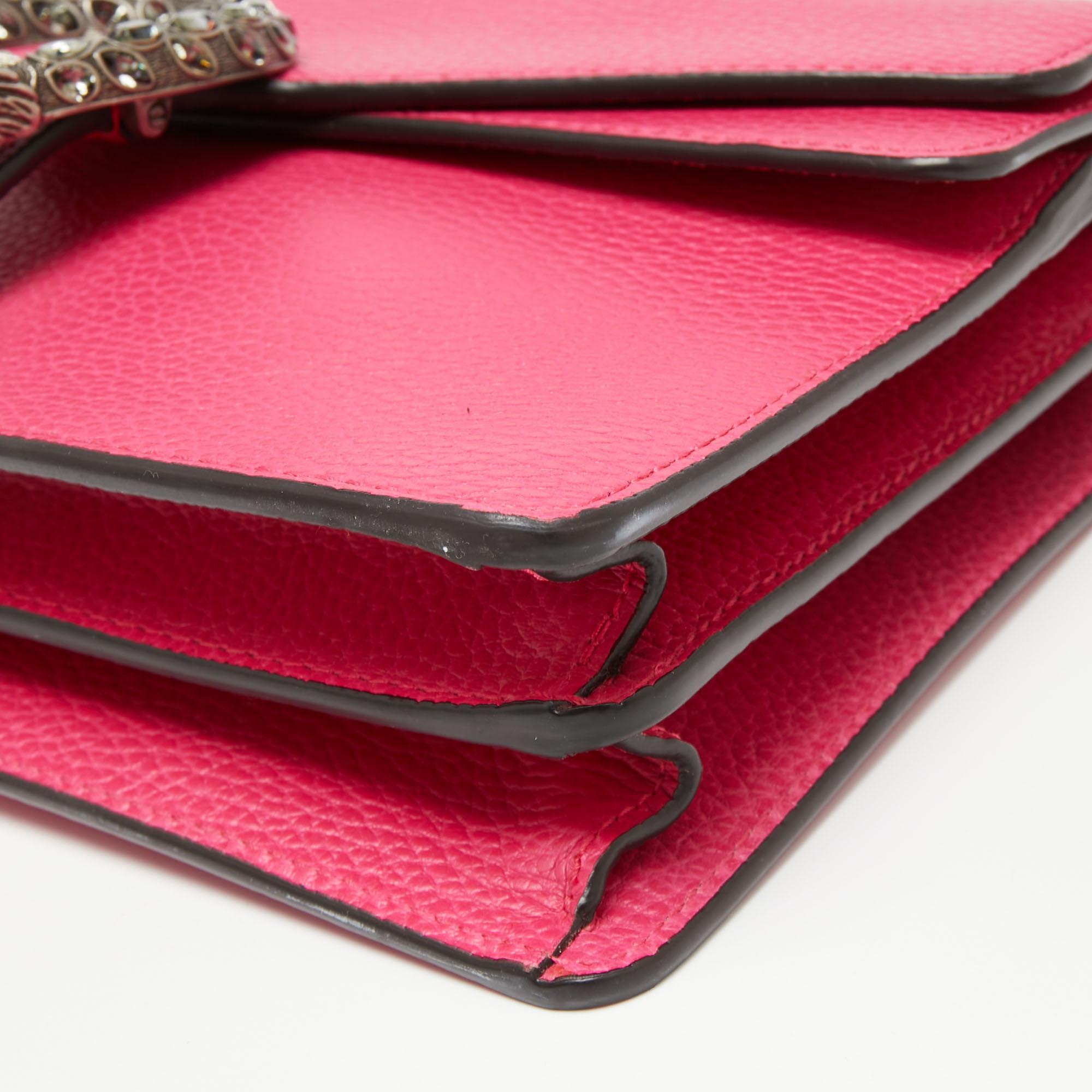 Gucci Fuchsia Leather Small Dionysus Shoulder Bag at 1stDibs | gucci ...