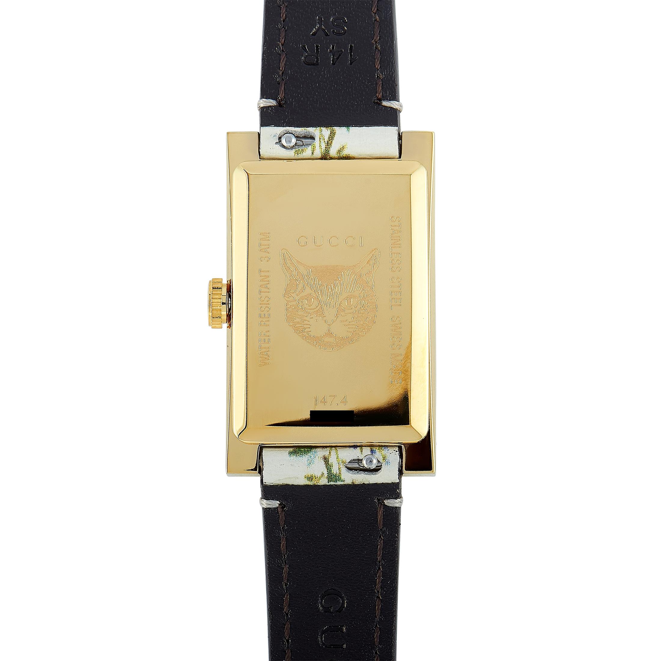 Gucci G-Frame Floral Mother of Pearl Watch YA147407 at 1stDibs | g ...