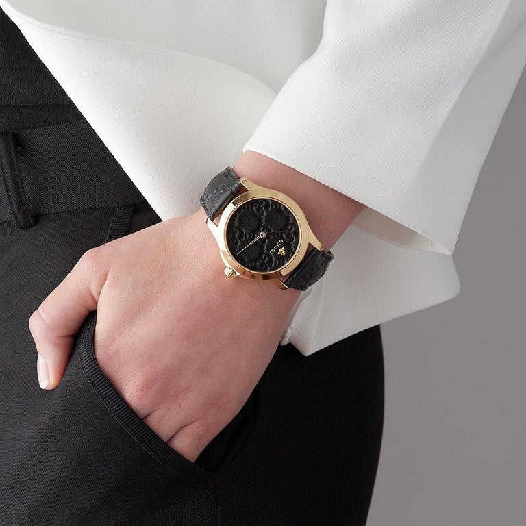 Gucci G-Timeless Black Dial Ladies Watch YA1264034A For Sale at 1stDibs