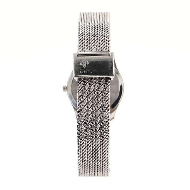 Gucci G-Timeless Charm Quartz Watch Stainless Steel with Mother of ...