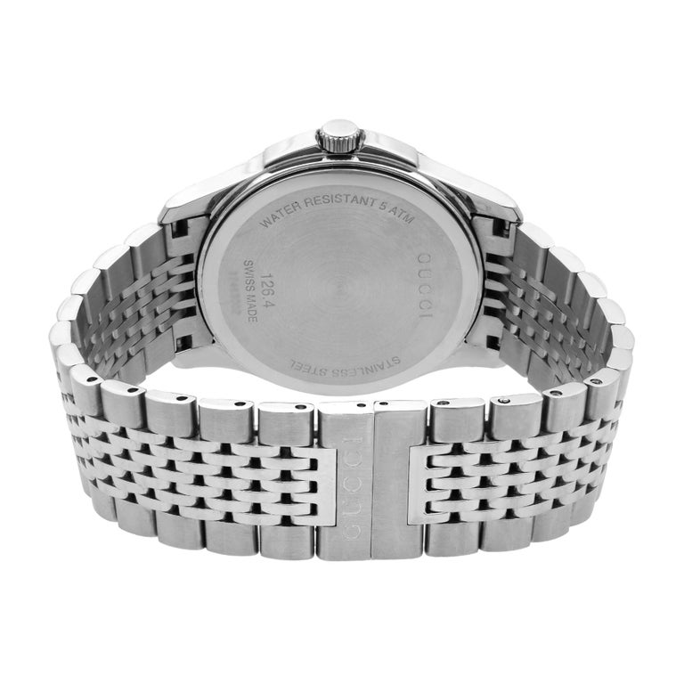 Gucci G-Timeless Date Stainless Steel Brown Dial Quartz Men's Watch ...