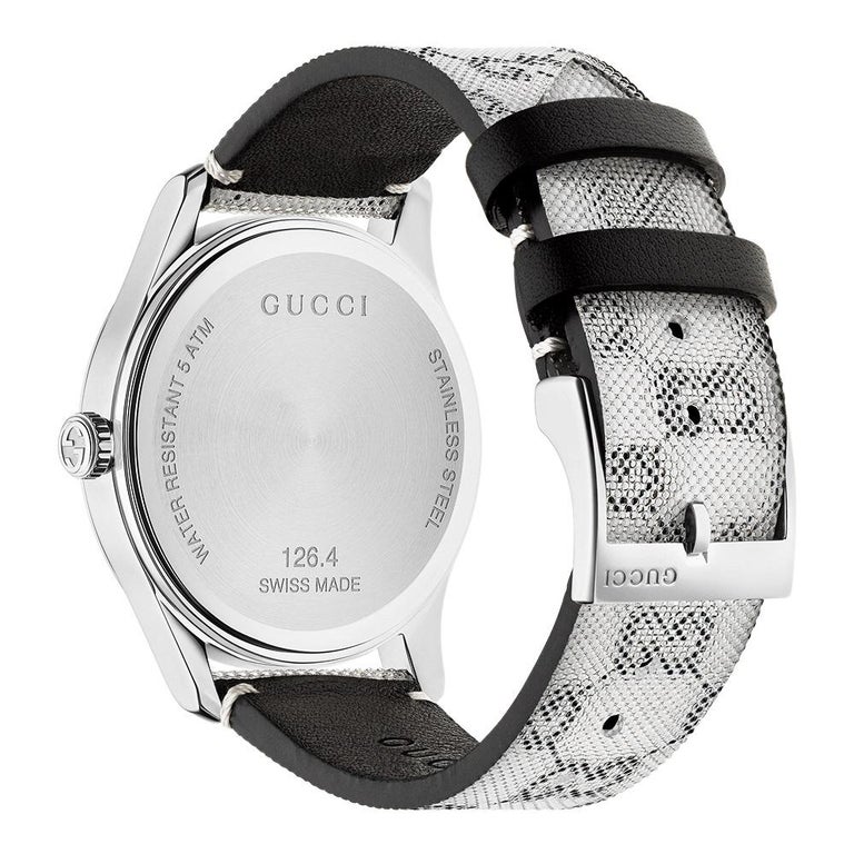 Gucci G-Timeless GG Floating Hologram Dial and Strap Watch YA1264058 ...