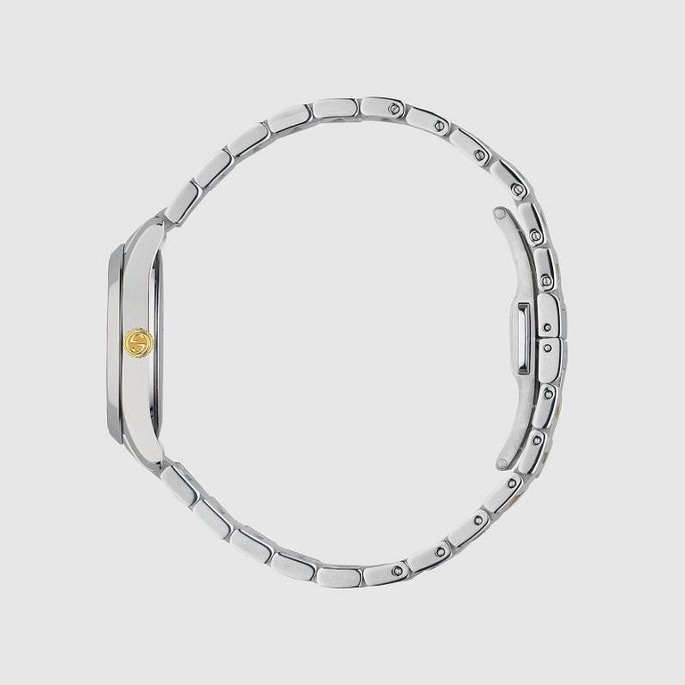 Gucci G-Timeless Ladies Two-Tone Watch YA126596 For Sale at 1stDibs