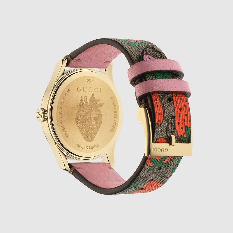 Gucci G-Timeless Strawberry Watch YA1264133 For Sale at 1stDibs | gucci ...