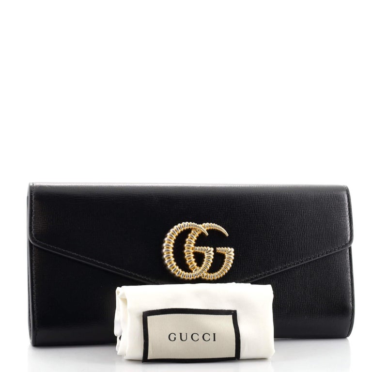 Gucci GG Broadway Envelope Clutch Leather at 1stDibs