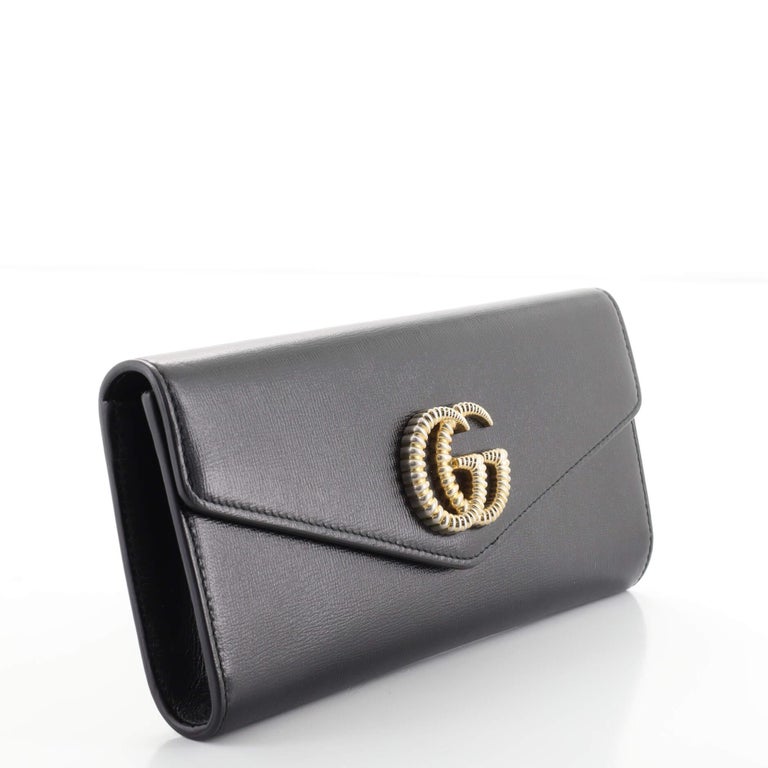 Gucci GG Broadway Envelope Clutch Leather at 1stDibs