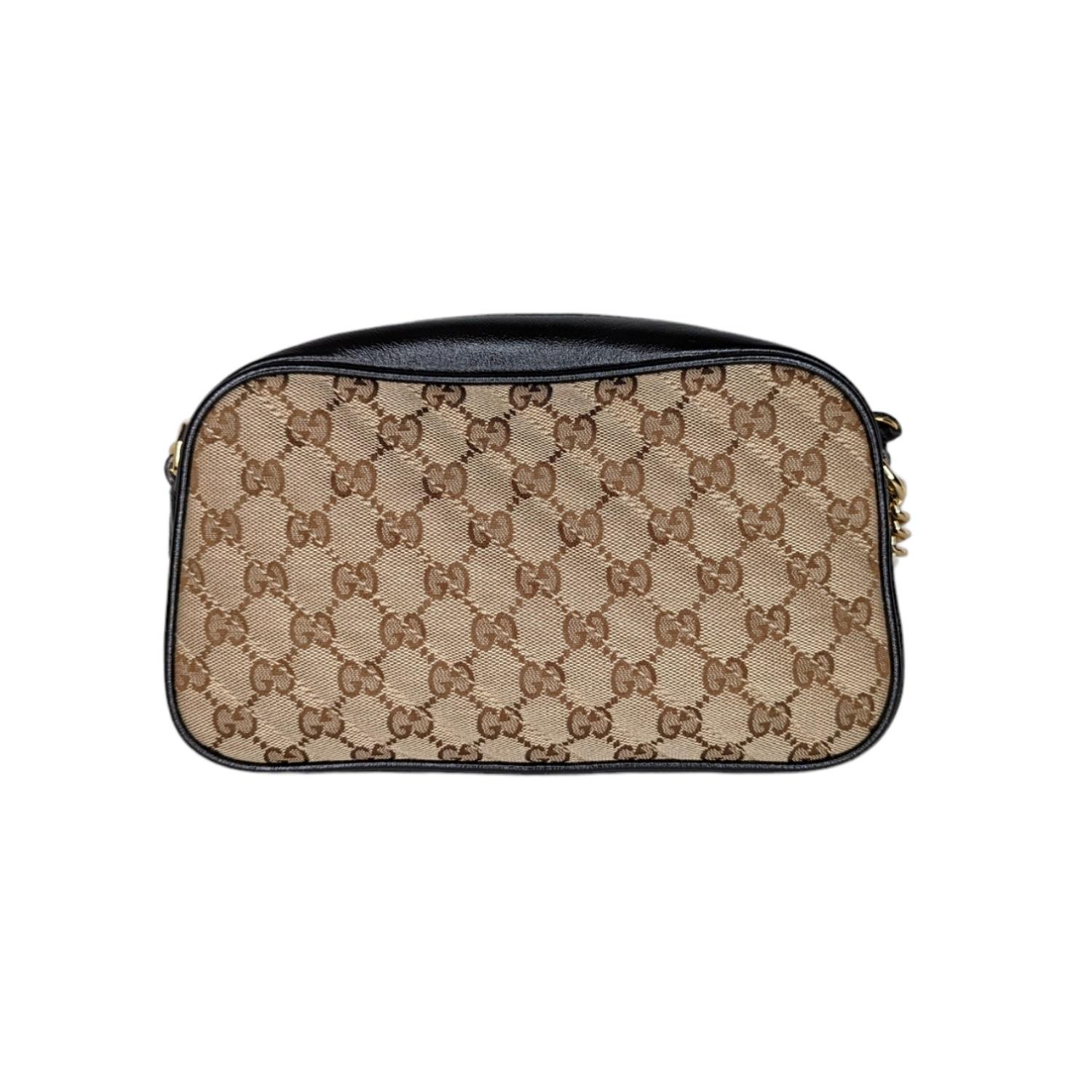 Gucci GG Canvas Marmont Small Shoulder Bag at 1stDibs