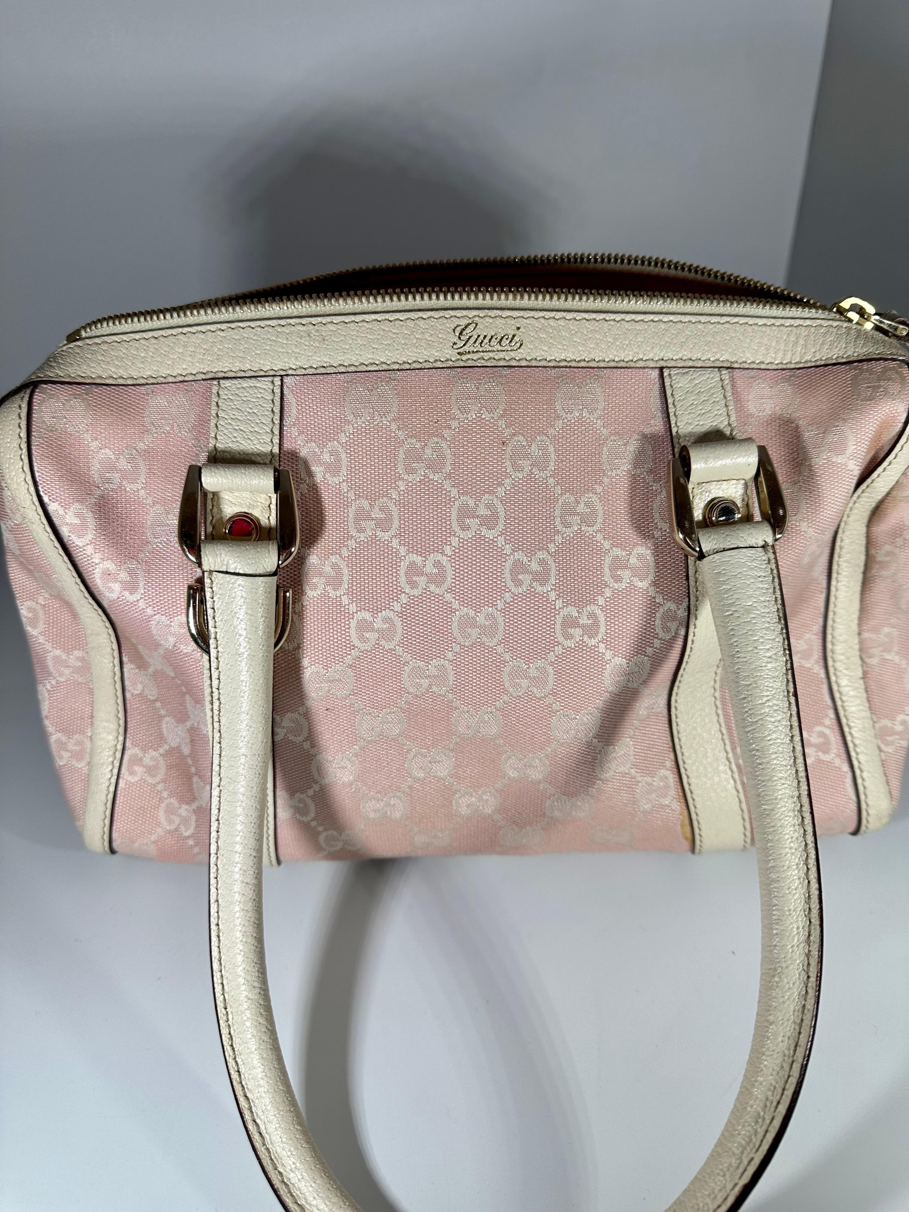 Gucci GG Canvas Mini Boston Bag simple in Excellent condition like New ...
