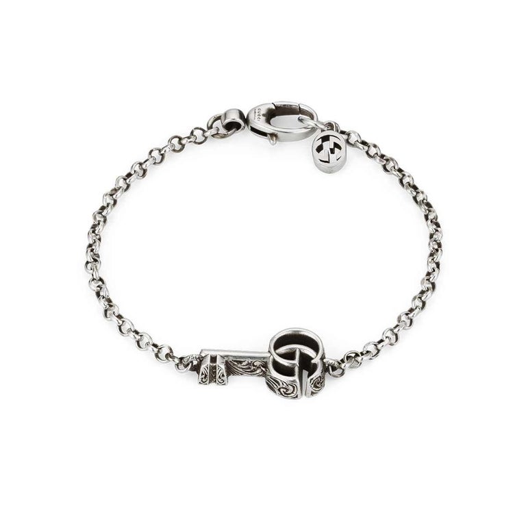 Gucci GG Marmont Aged Key Bracelet in Sterling Silver YBA632207001 For ...