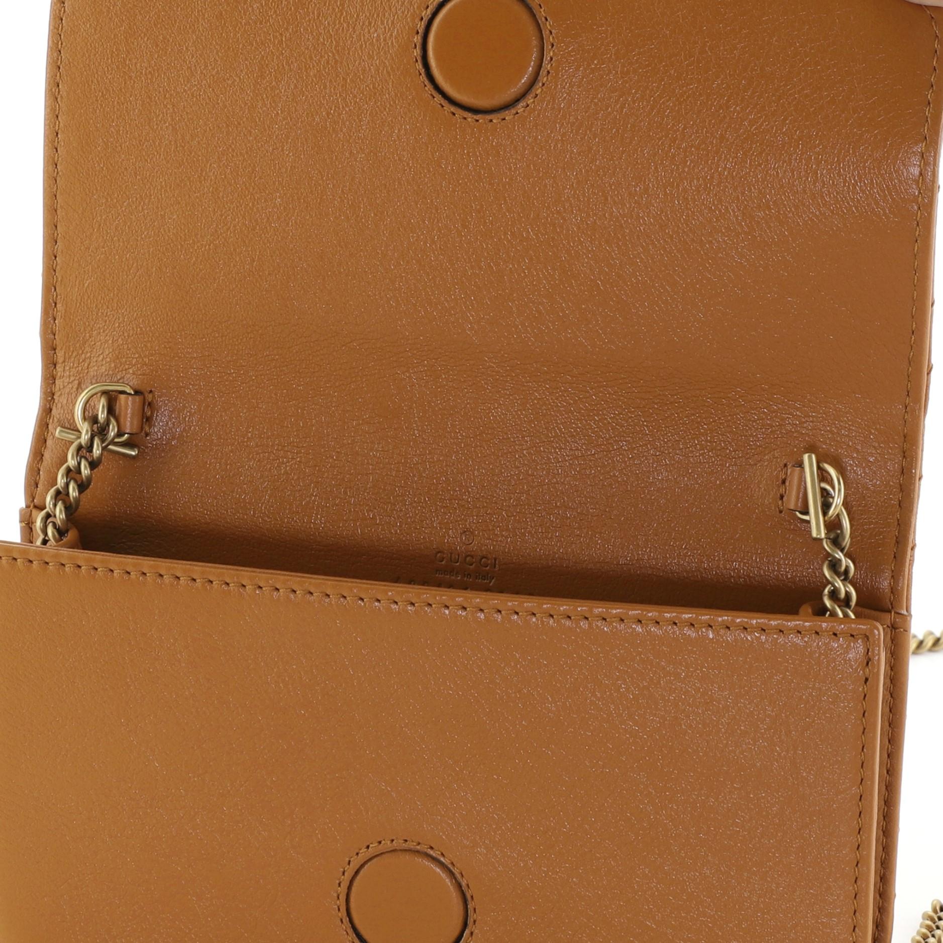 Gucci GG Marmont Chain Flap Bag Matelasse Leather Mini at 1stDibs ...