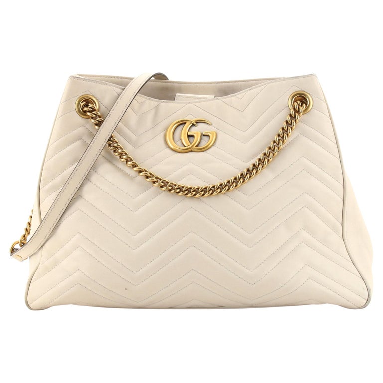 Gucci GG Marmont Chain Shoulder Bag Matelasse Leather For Sale at 1stDibs