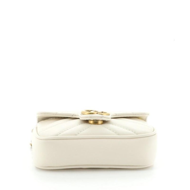 Gucci GG Marmont Coin Purse on Chain Matelasse Leather at 1stDibs | gg ...