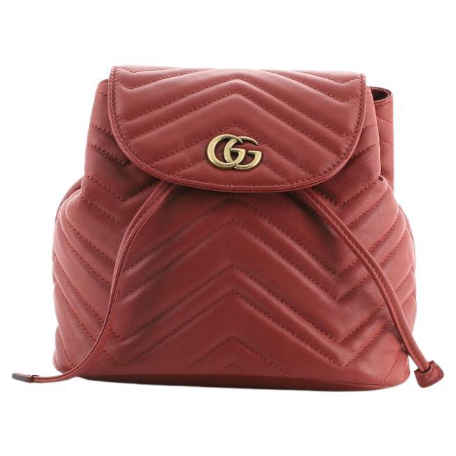 Gucci Beige/Brown GG Canvas and Leather Rucksack Backpack at 1stDibs ...