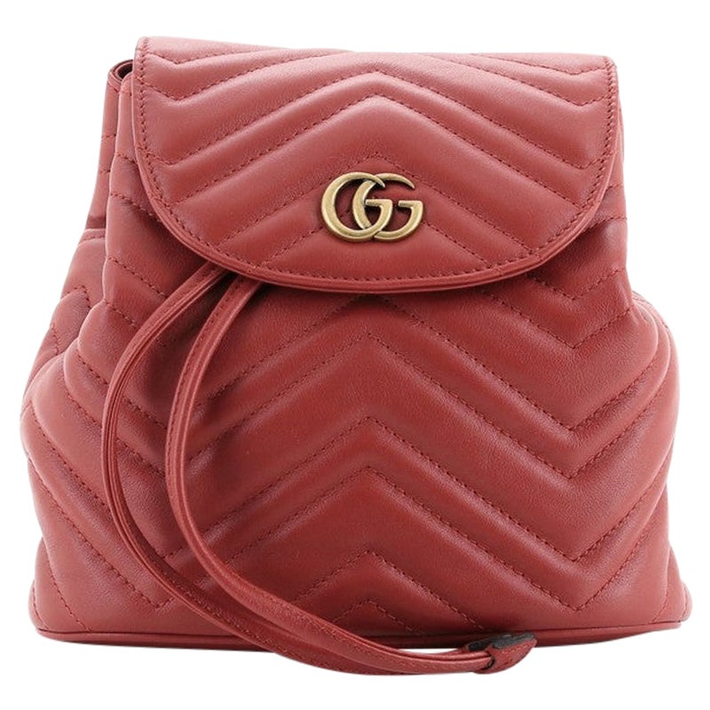 Gucci Courrier Soft Backpack GG Coated Canvas with Applique Large at ...