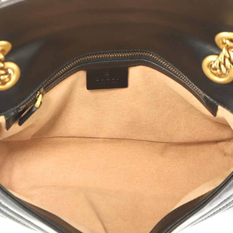 Gucci GG Marmont Flap Bag Matelasse Leather Small at 1stDibs