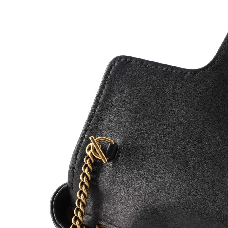Gucci GG Marmont Flap Bag Matelasse Leather Super Mini For Sale at 1stDibs
