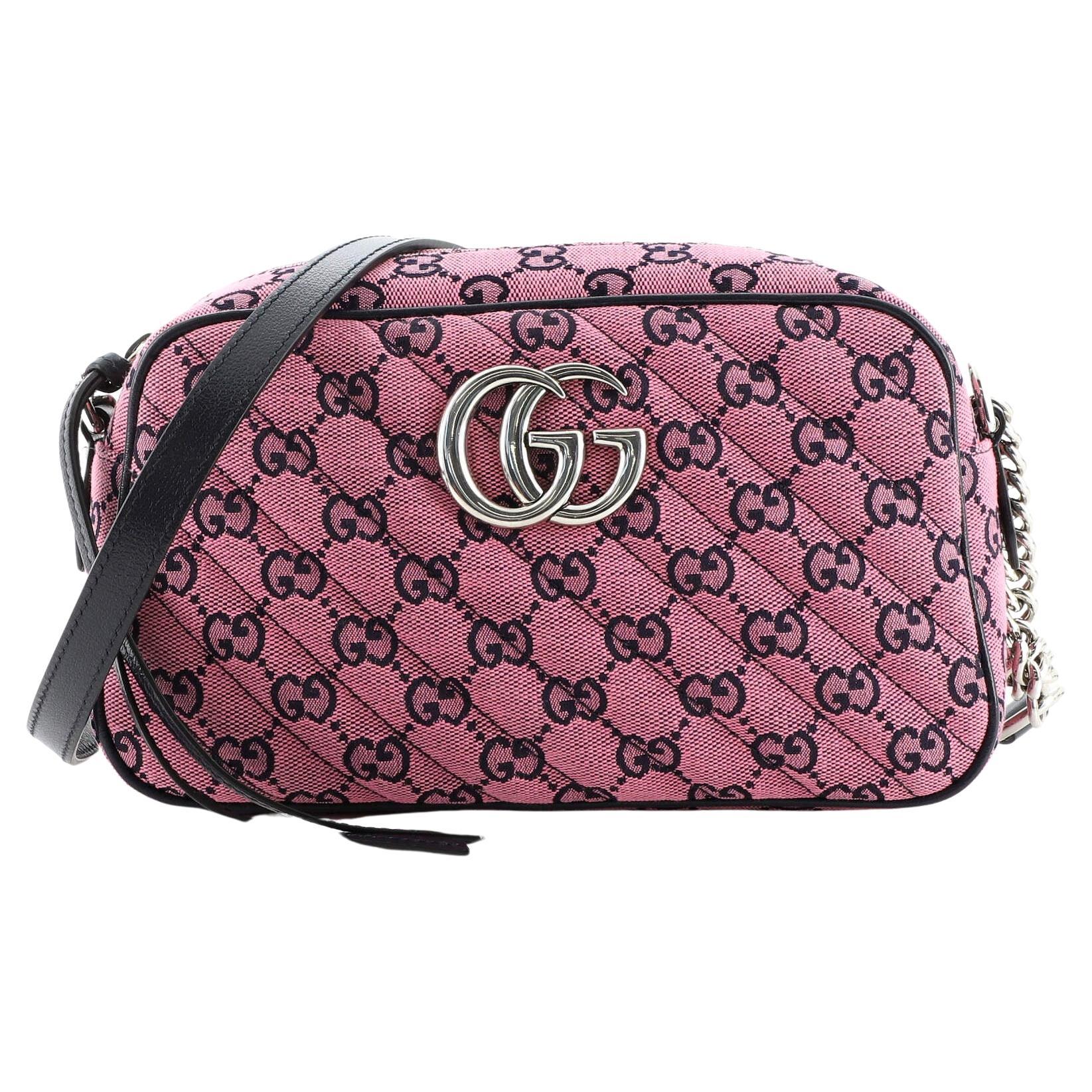 Gucci Hot Pink Patent Leather GG Interlocking Shoulder Bag at 1stDibs ...