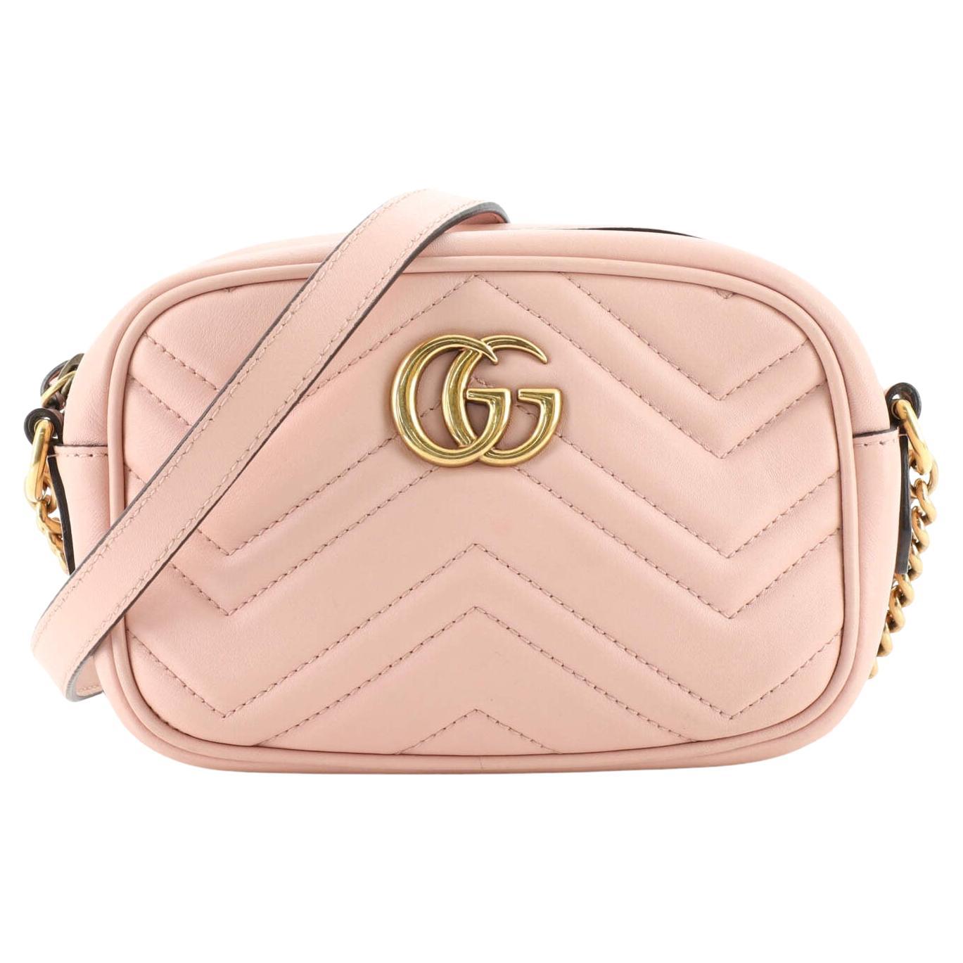 Gucci Logo Zip Messenger Bag Printed Leather Small at 1stDibs