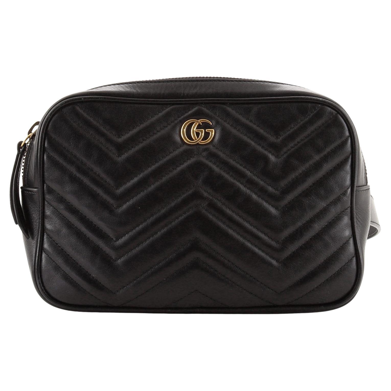 Balenciaga Black Leather Belt Bag at 1stDibs
