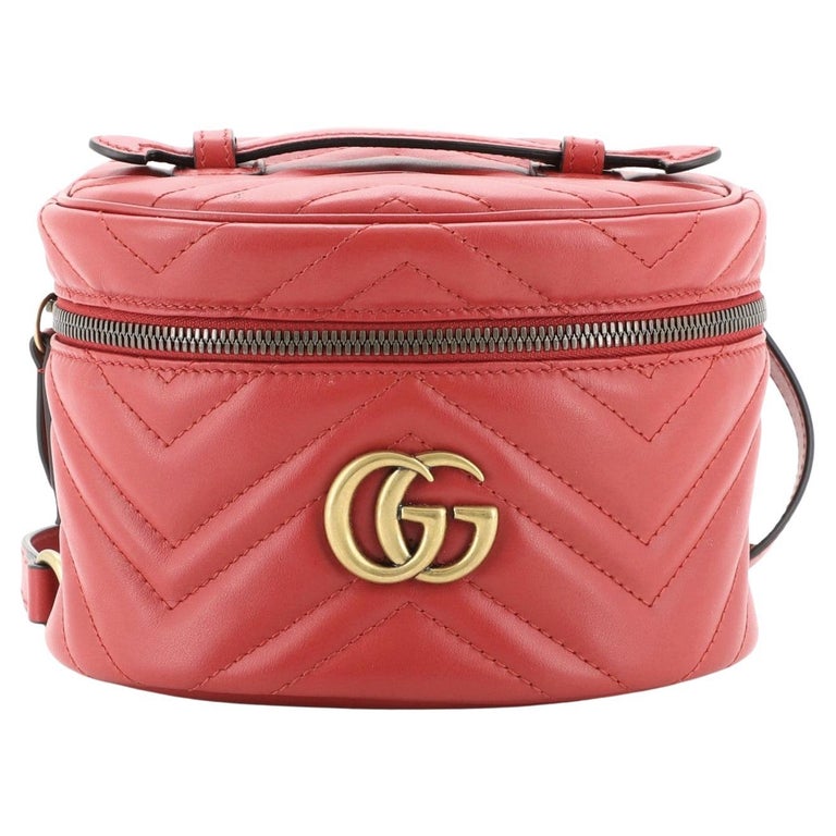 Gucci GG Marmont Vanity Backpack Matelasse Leather Mini For Sale at 1stDibs